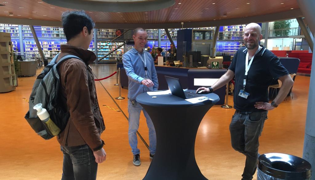 Library reopens for students - Delta